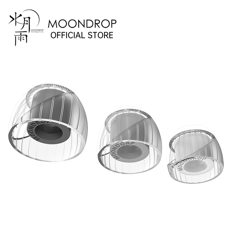 MoonDrop Spring Tips Acoustic waveguide + Double Support Structure ...