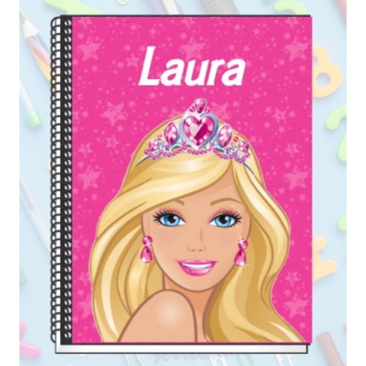 Capa Adesiva Para Caderno Personalizada Barbie | Shopee Brasil