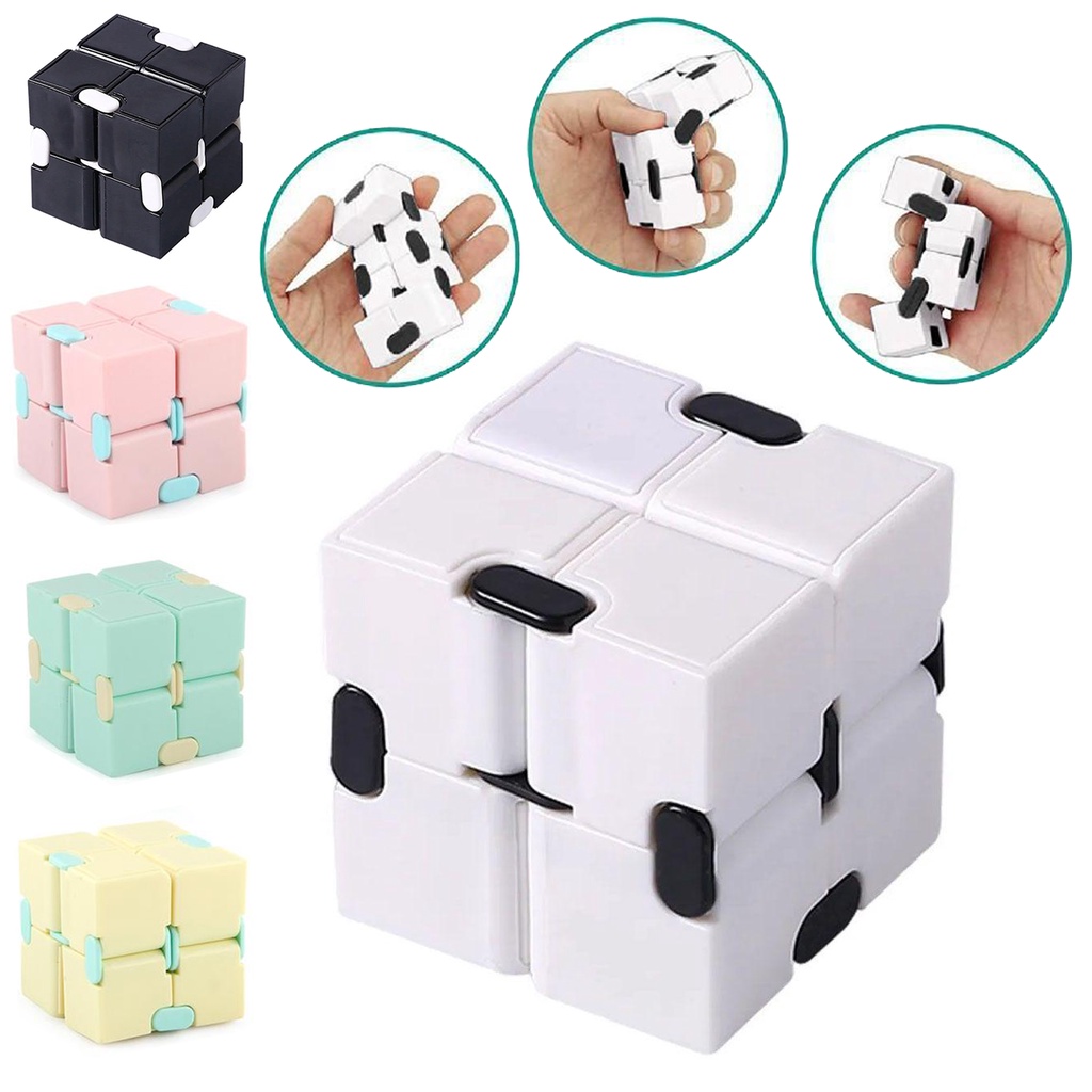 Fidget Toy Infinity Cube Cubo Infinito Antistress Passar o Tempo No Brasil | Shopee Brasil