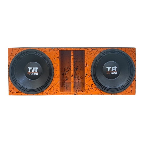 CAIXA DUTO RÉGUA 2 ALTO FALANTE TR 620 4 OHMS TRITON LARANJA | Shopee Brasil