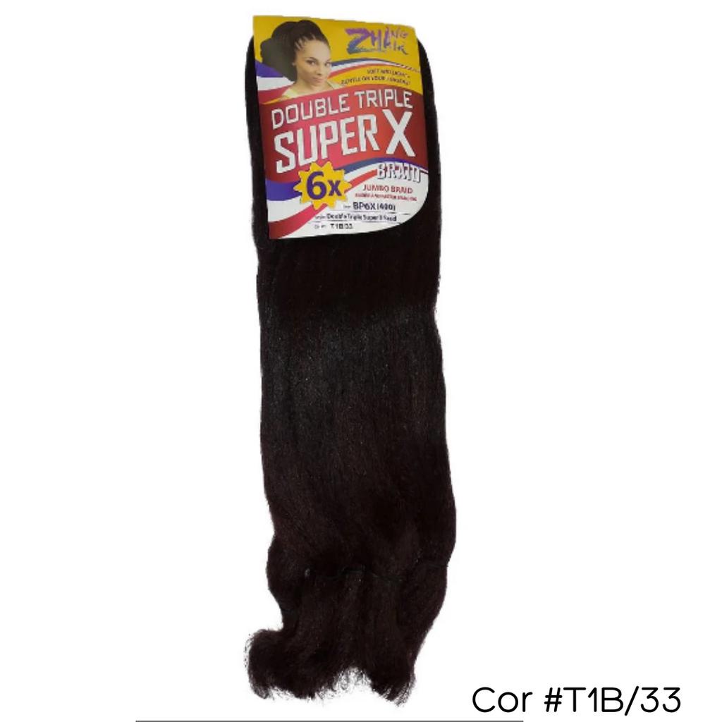 Cabelo Super X 6X Jumbo Jumbão 400g Cor#T1B/33 | Shopee Brasil
