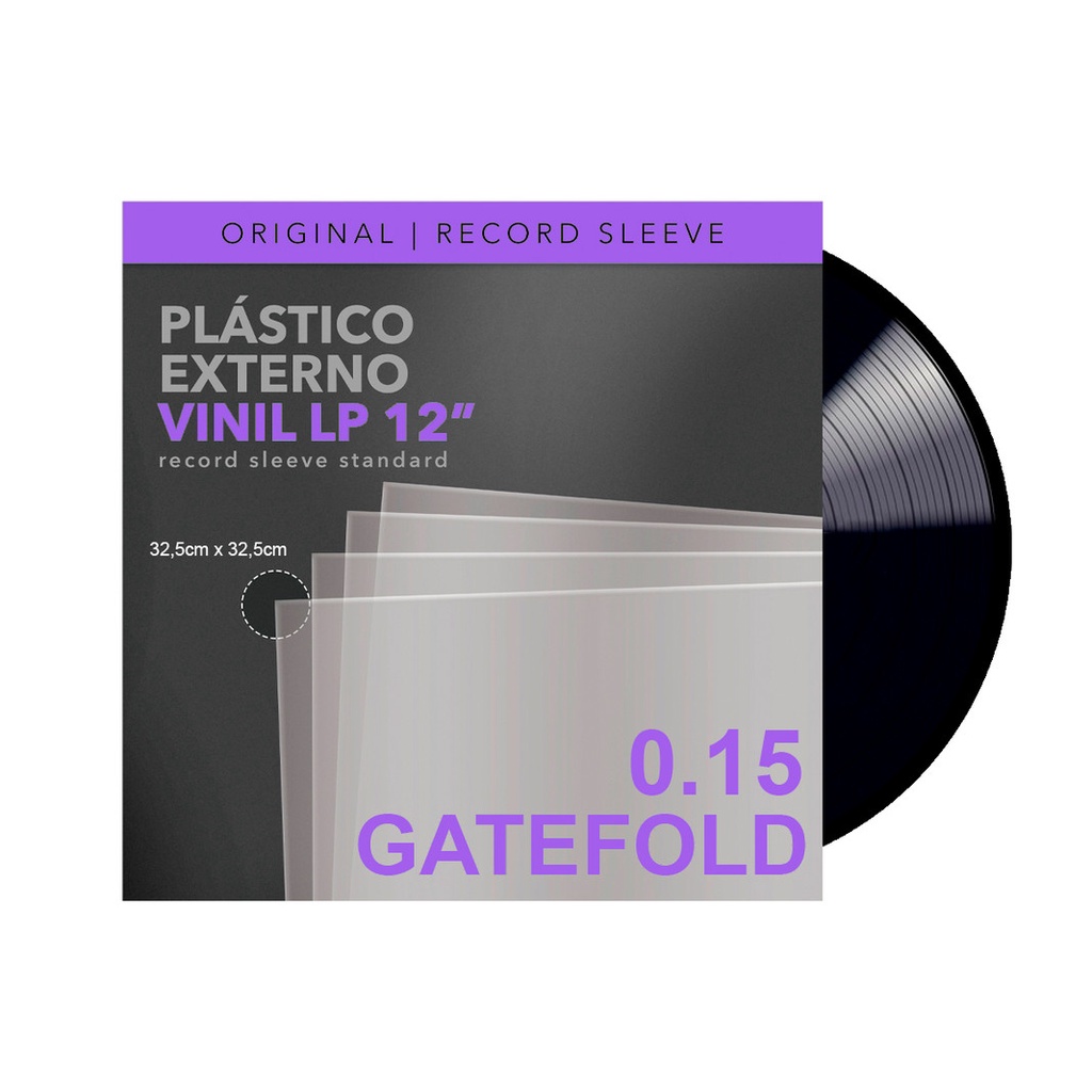 Plasticos Vinil Lp Gatefold 0.15 Semi Grosso - 75 Unidades | Shopee Brasil