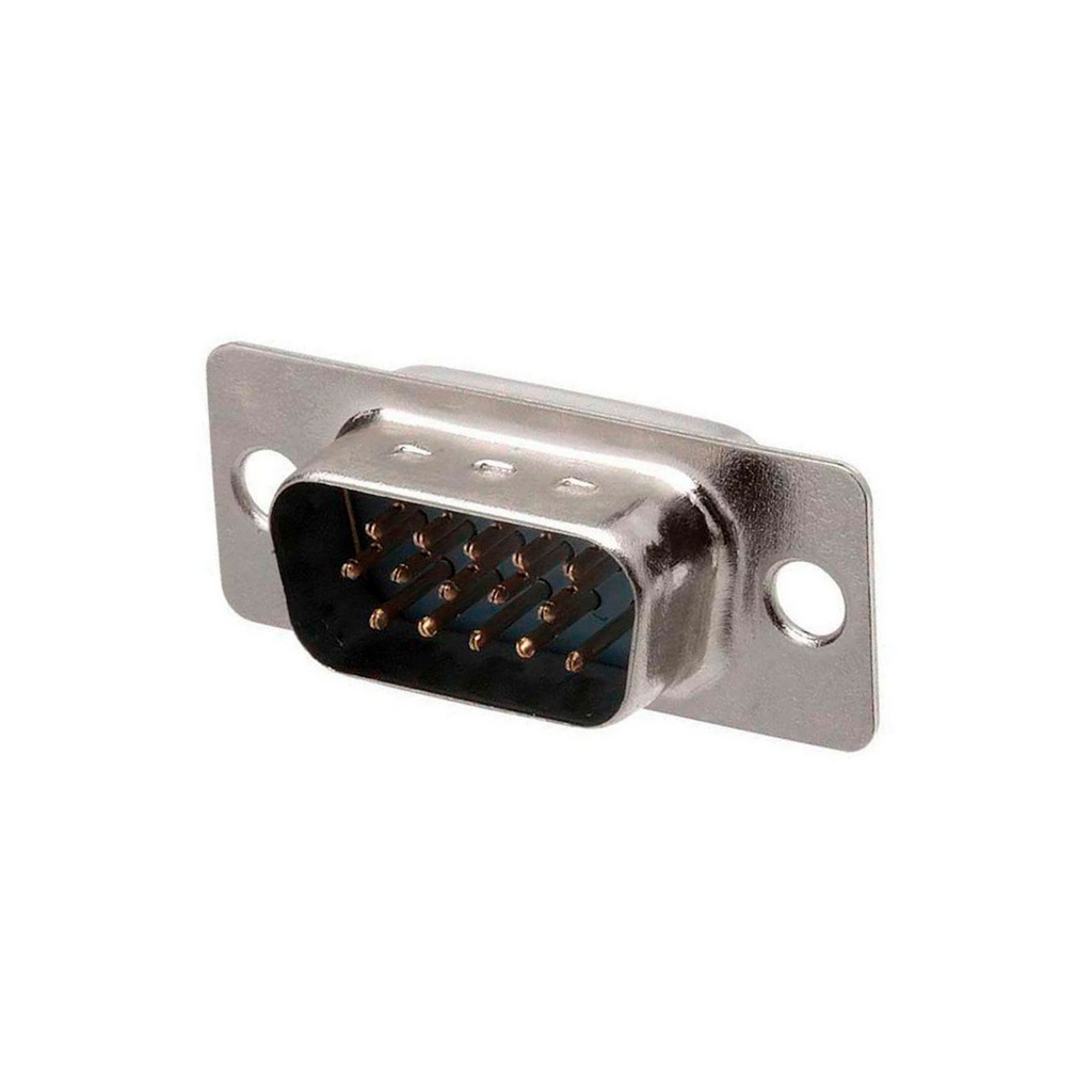 Conector DB15 Super VGA 180° Macho | Shopee Brasil
