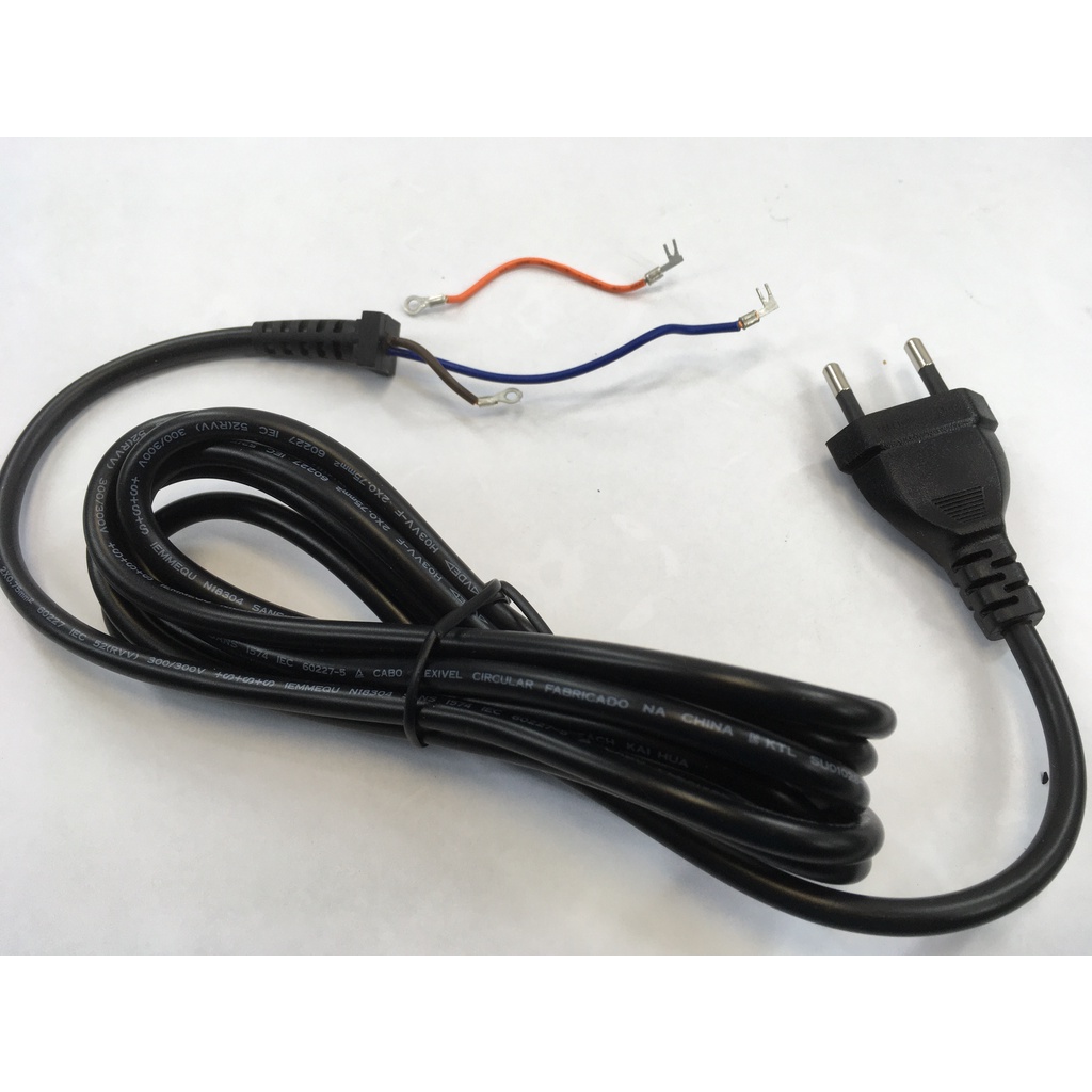 Fio Rabicho Cabo V 9000 /v 5000 Plug Abnt Wahl 2,45 metros. Original ...