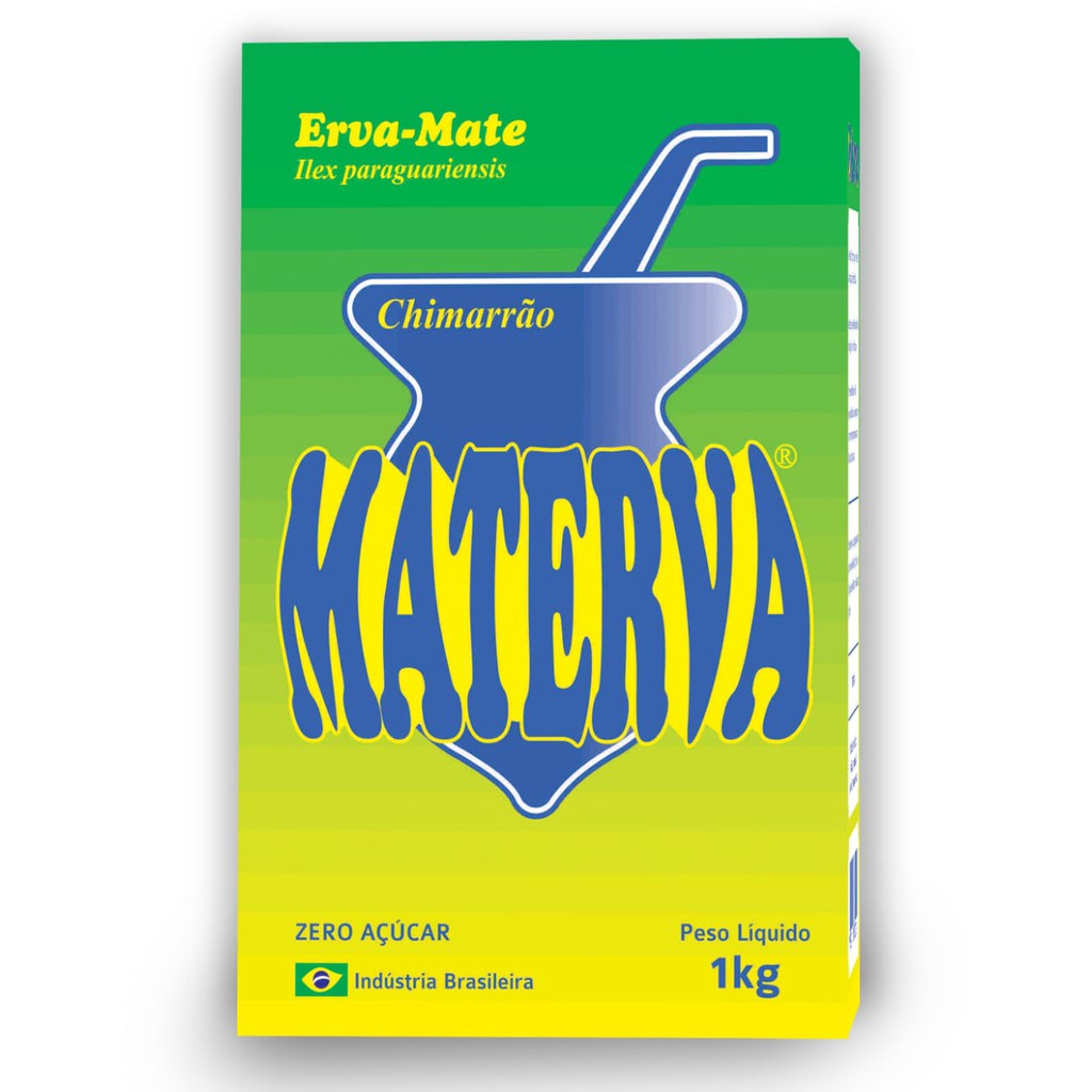 Erva-Mate Chimarrão Materva 1Kg sem adição de açúcar | Shopee Brasil