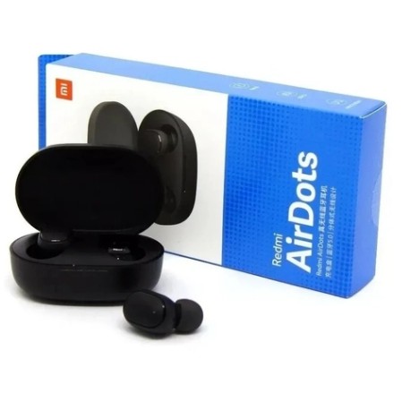 Fone de ouvido sem fio Xiaomi Redmi AirDots preto | Shopee Brasil