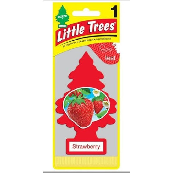 Aromatizante original Little Trees strawberry (morango) | Shopee Brasil