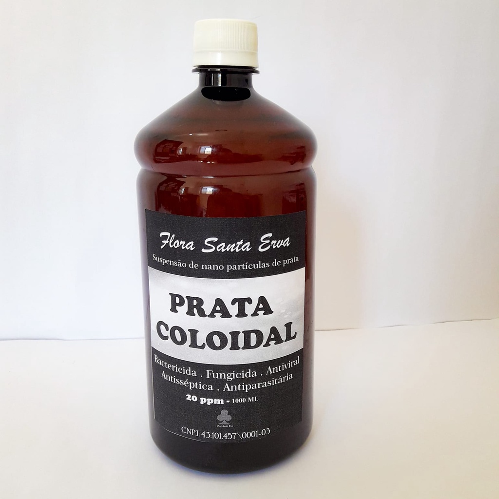 Prata coloidal 20 ppm 1 litro | Shopee Brasil