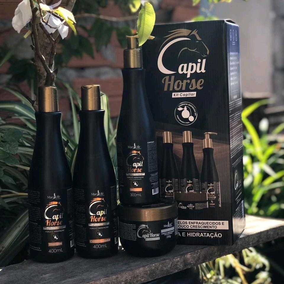 Kit capilar Capil Horse - Bio Instinto - Com 4 itens | Shopee Brasil