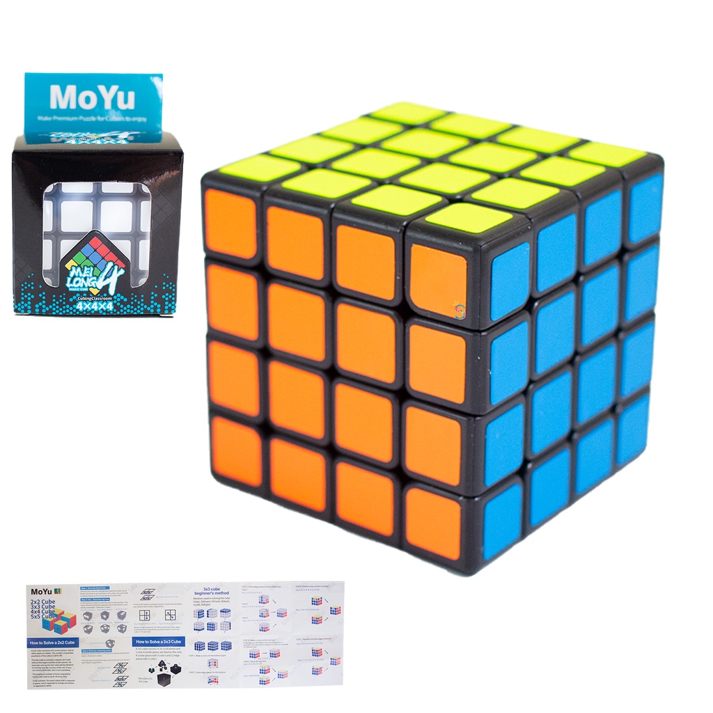 Cubo Mágico Moyu Profissional 4x4x4 Meilong Speed Com Manual | Shopee ...