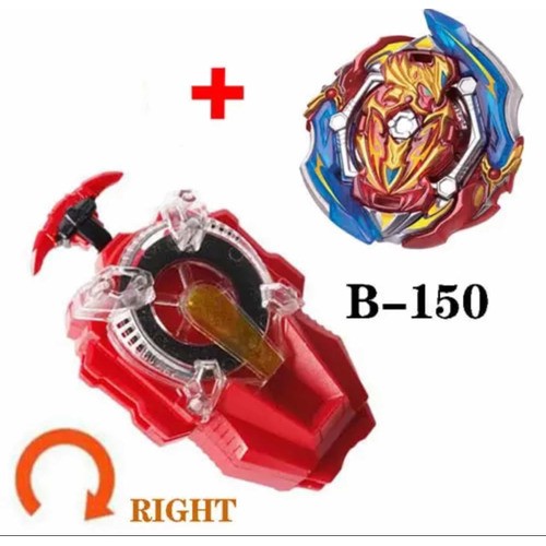 Beyblade Burst Union Achilles B150 + Lancador Sparking | Shopee Brasil