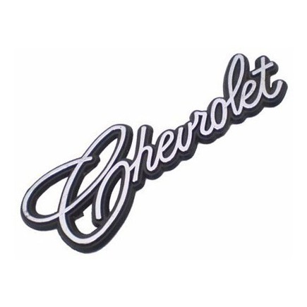 Emblema Chevrolet Manuscrito Opala Ss Chevy Chevette Monza | Shopee Brasil