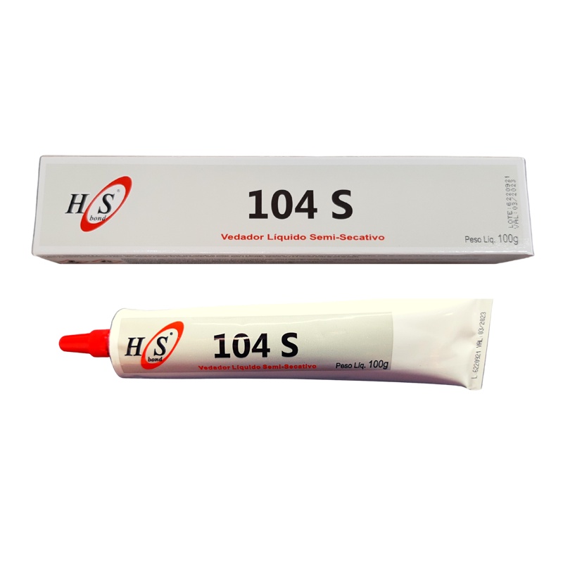 kit 6 Cola Branca 100g HS Bond Semi Secativa Veda Flange Rosca | Shopee ...