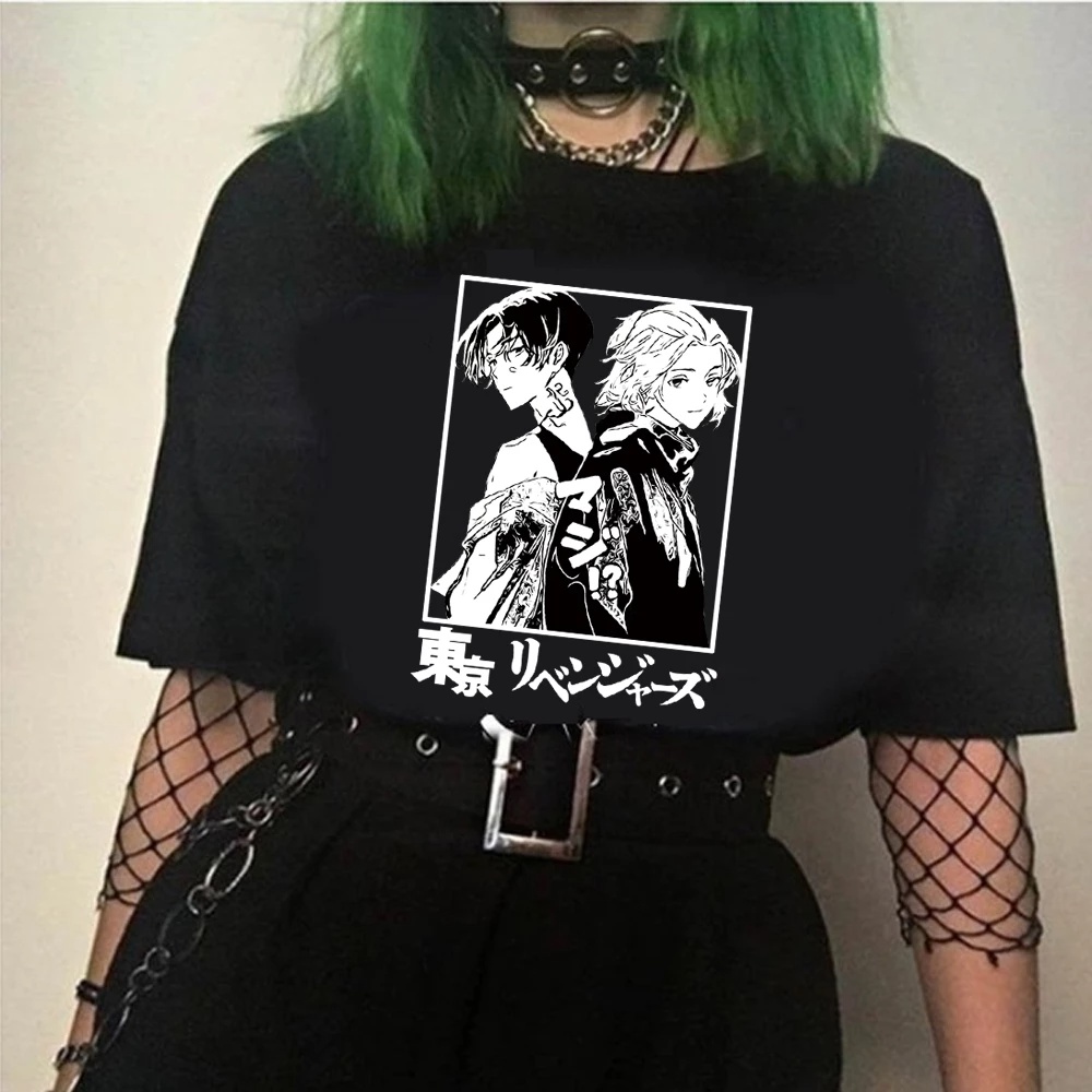Camiseta Basica Camisa Tokyo Revengers Mikey Manjiro Sano Baji Gang ...