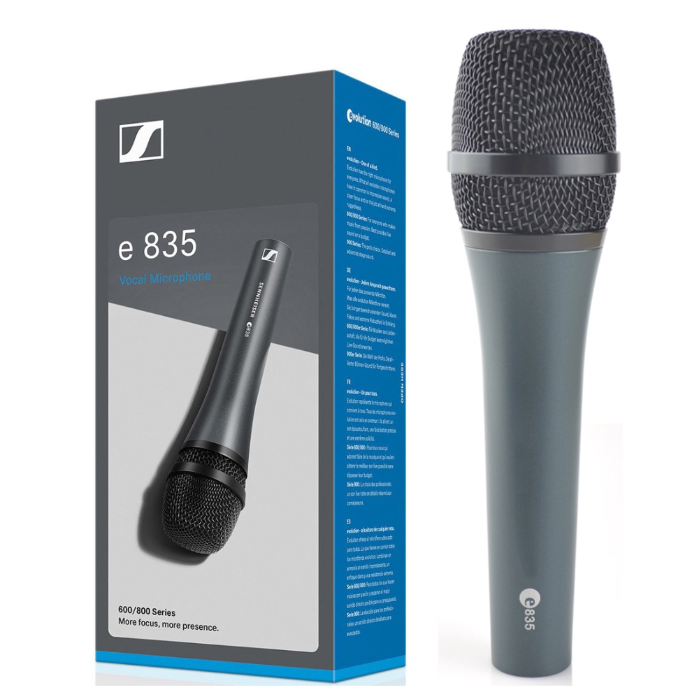 Sennheiser Microfone E835 Para Estúdio De Palco/Igreja Tiktok ...