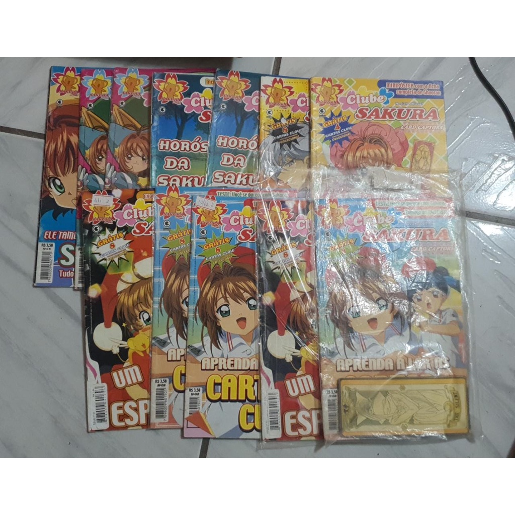 Revista Oficial Clube Sakura Card Captors (Atualizado Novembro/2024) | Shopee Brasil