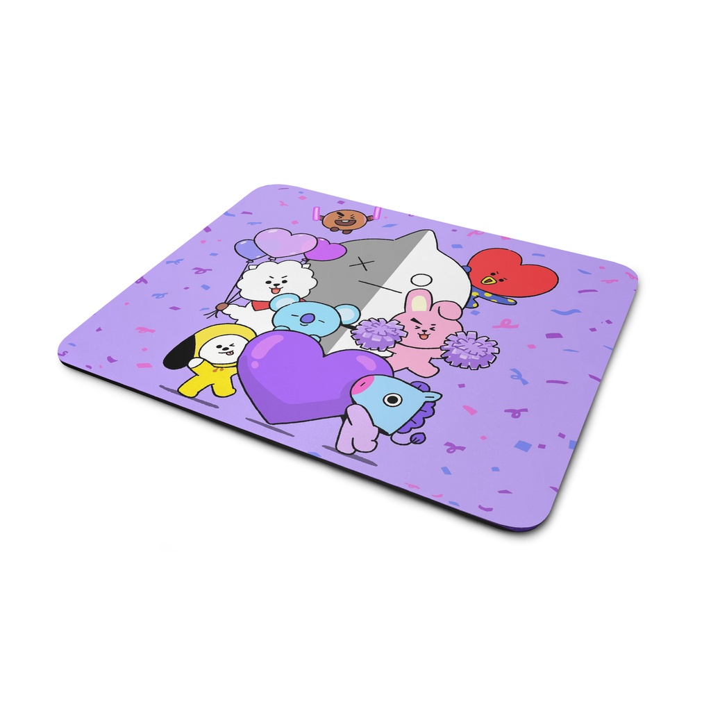 Mousepad - BT21 - BTS - Neoprene | Shopee Brasil