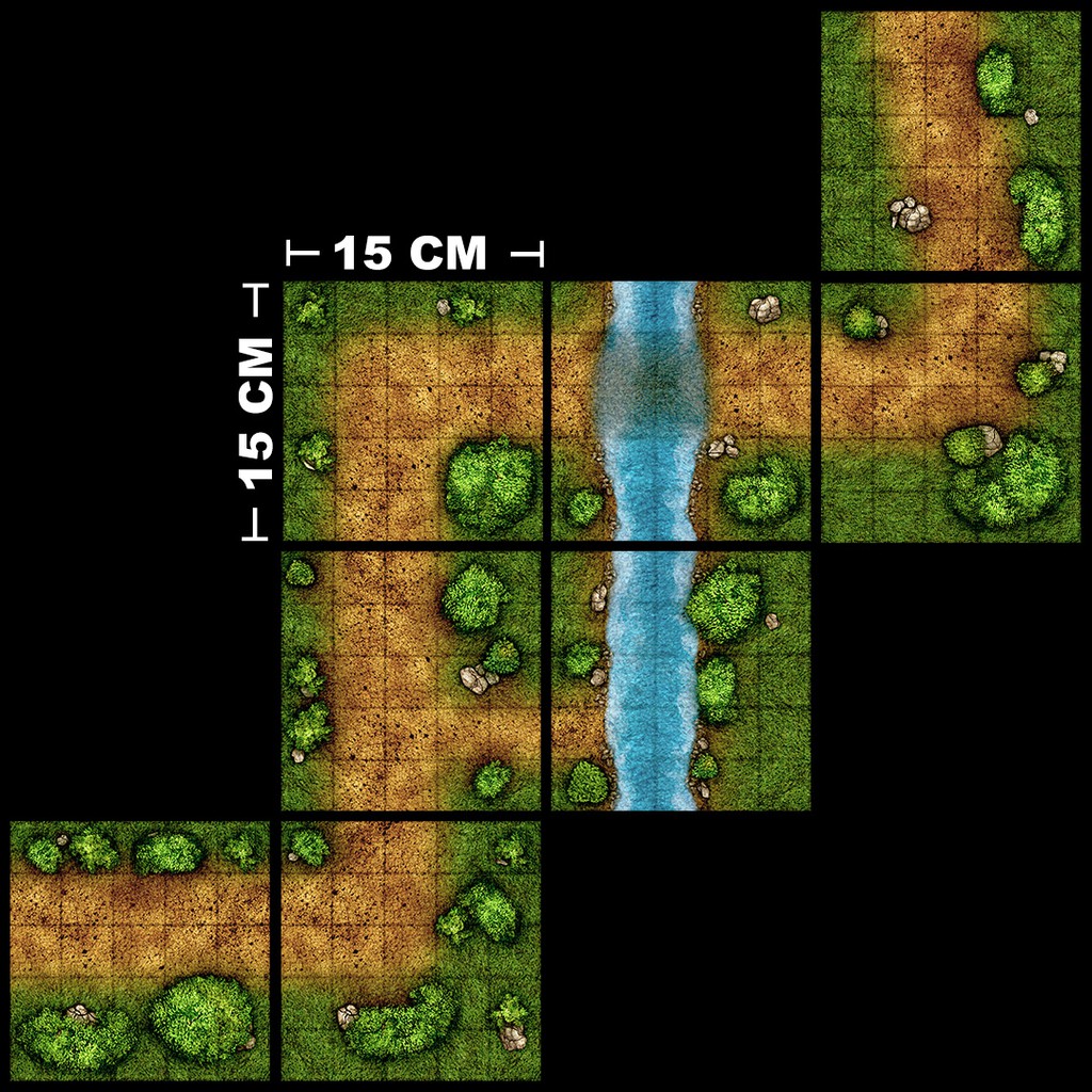 Map Pack RPG - Floresta Básica - 16 peças - Mapa de Batalha | Shopee Brasil