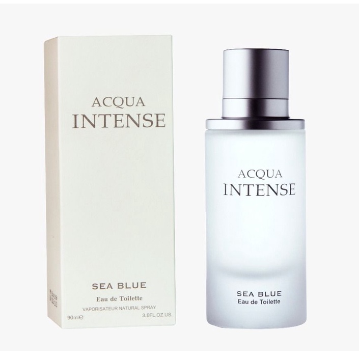 Perfume Acqua Intense 90ml Importado Sea Blue Original | Shopee Brasil