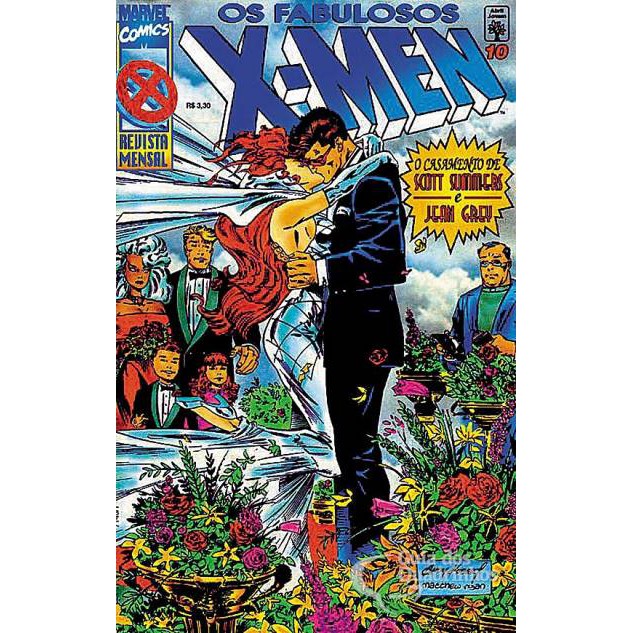 Os Fabulosos X-Men, n° 10 O casamento de Scutt e Jean | Shopee Brasil