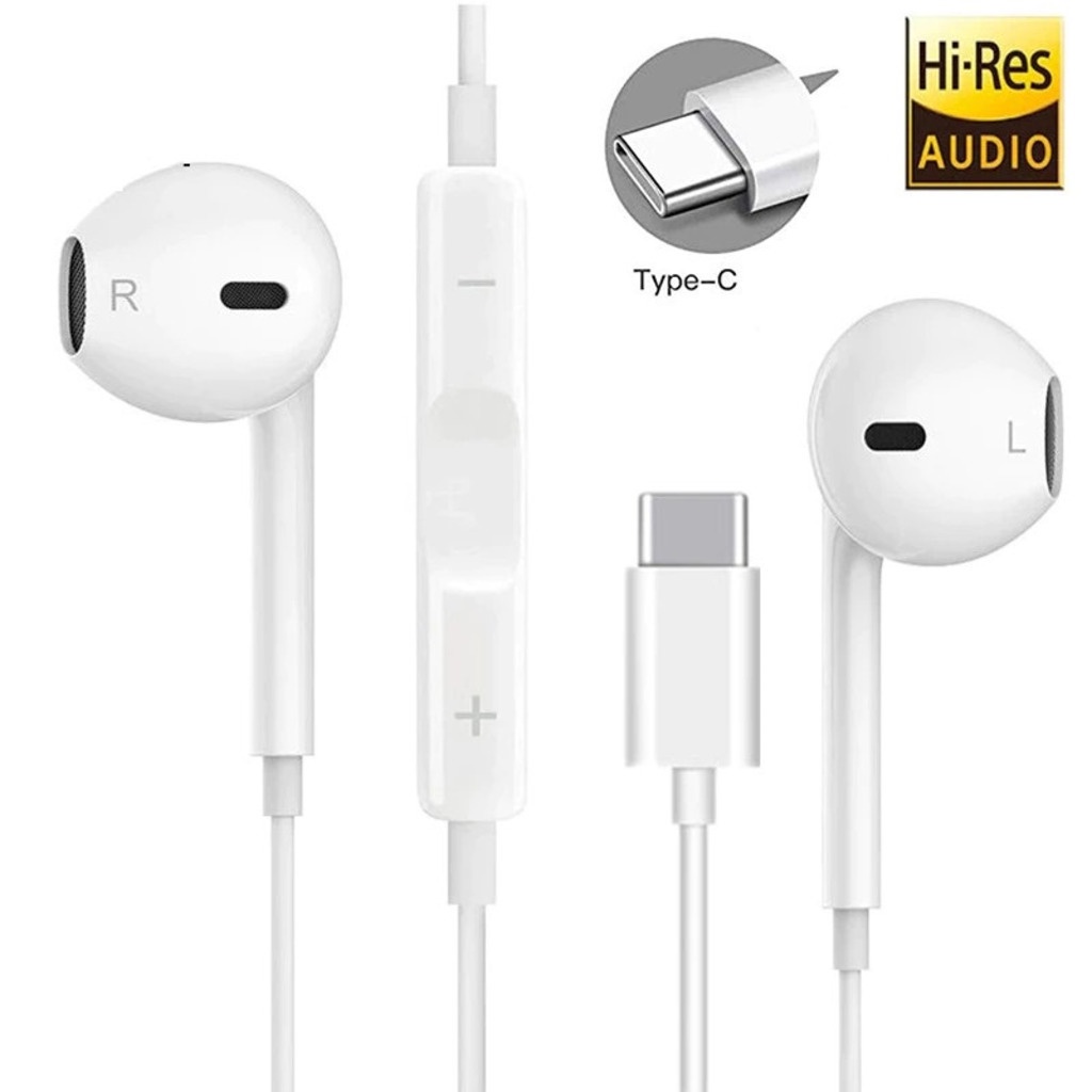 Fone De Ouvido Com Entrada Tipo Type C Para Todos Smartphones Com Mesma ...