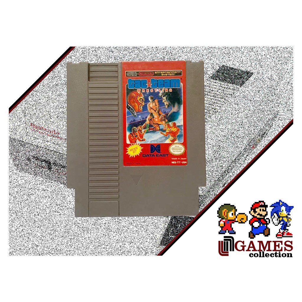 Cartucho original Tag Team Wrestling - Nintendo, NES, Nintendinho, 72 pinos, impecável, item de ...