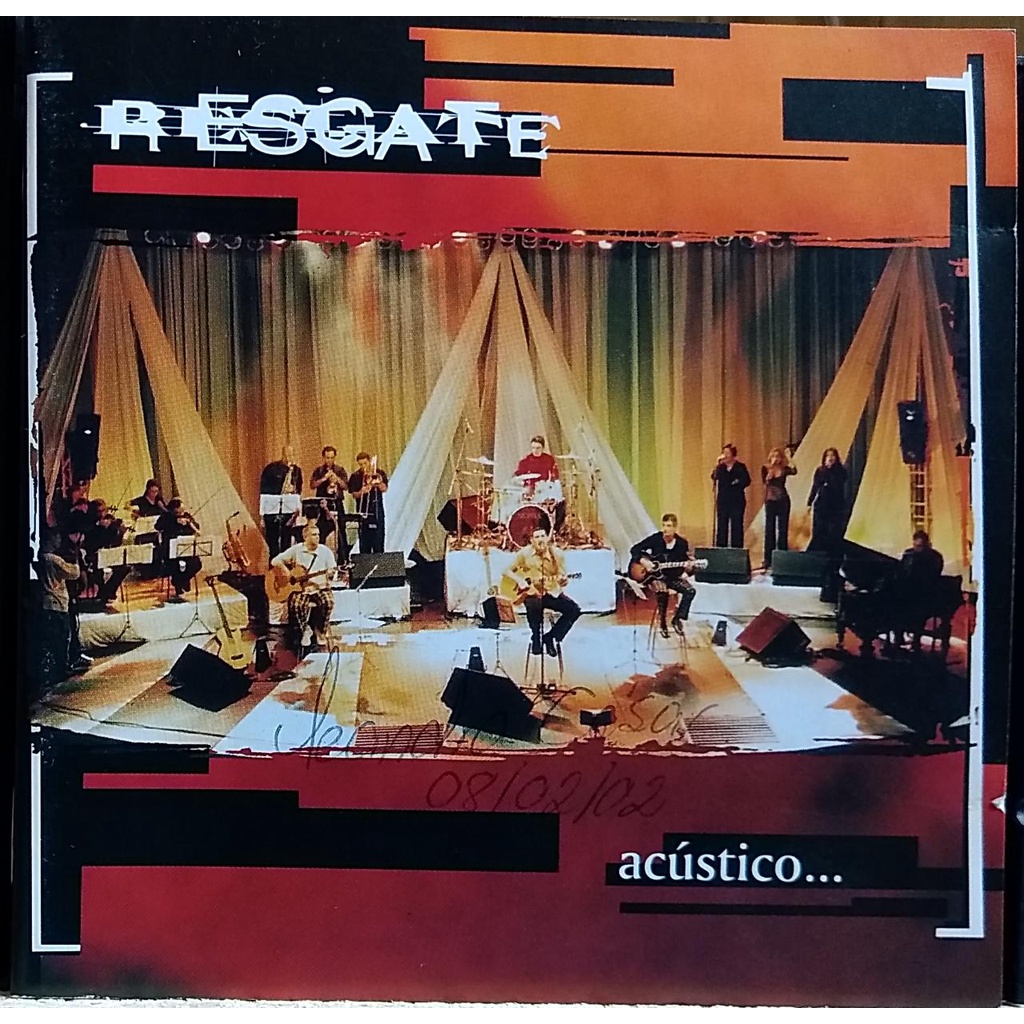CD BANDA RESGATE (2001) ACÚSTICO | Shopee Brasil