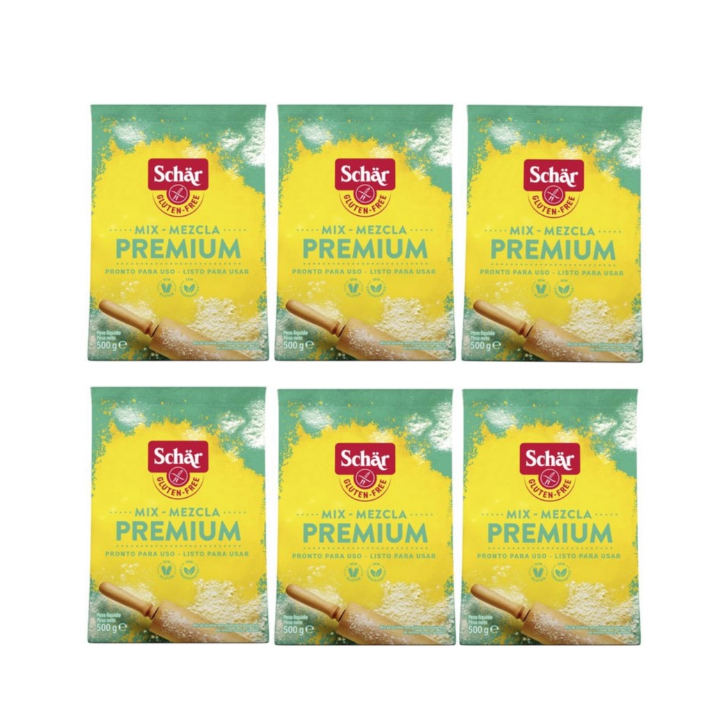 Kit 6 Farinha Multiuso Premium Sem Glúten e Lactose 500g Schar | Shopee Brasil