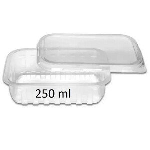 Kit Pote Retangular Copozan 250Ml c/24 Unidades | Shopee Brasil