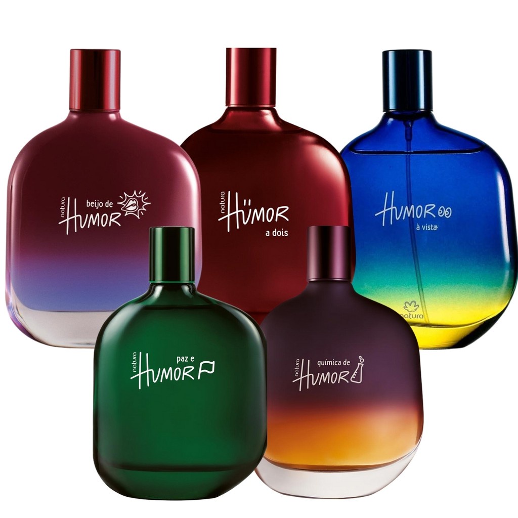 1 Colônia Natura Linha Humor Masculino - 75ml - Original Lacrado ...
