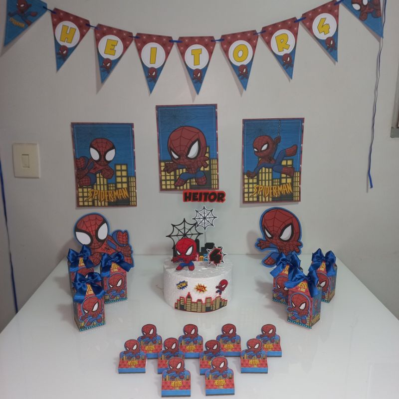 Kit Só Um Bolinho Homem Aranha | Shopee Brasil