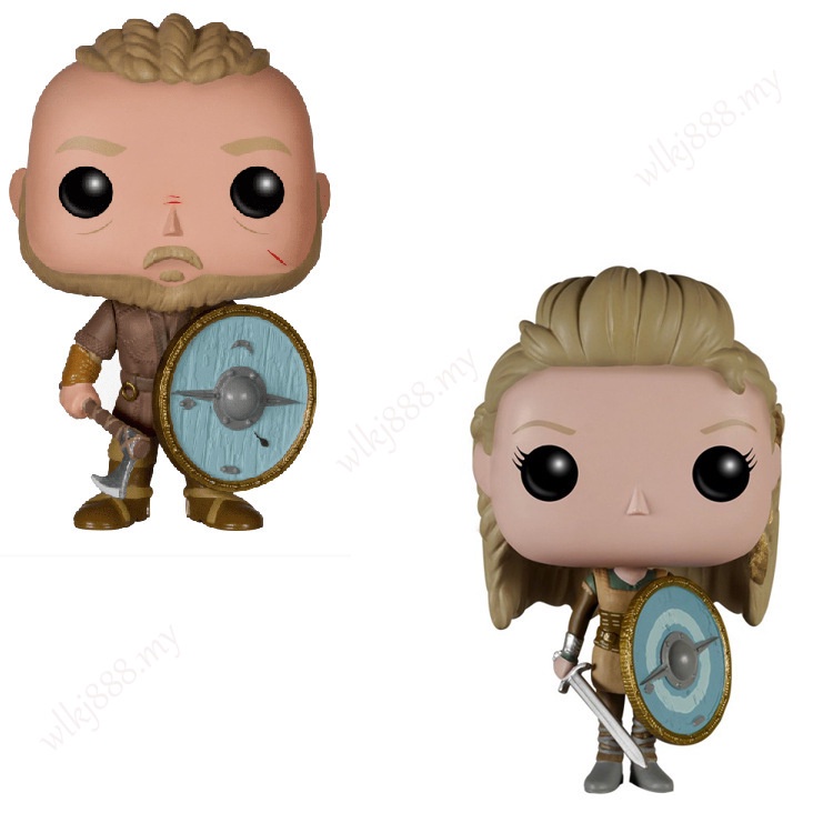 Funko Pop Vikings Ragnar Lothbrok Lagertha Action Figure | Shopee Brasil