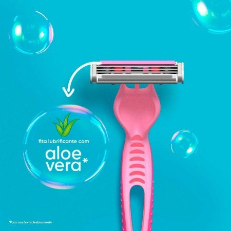 Aparelho Descartável Gillette Vênus Suave Sensitive/ Suave- KIT COM 4 ...