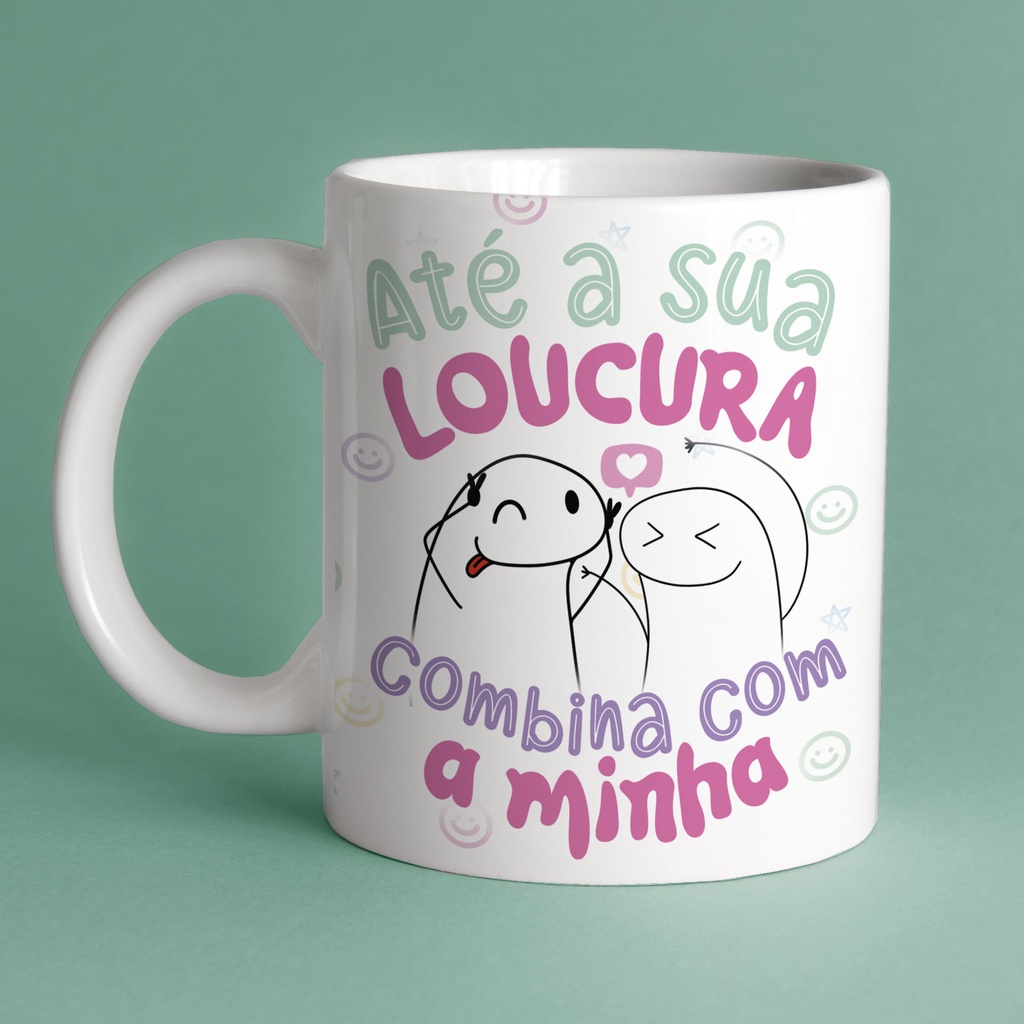 Caneca personalizada Flork Amigas | Shopee Brasil