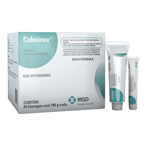 5 Unid. Calminex 100gr - Pomada | Shopee Brasil