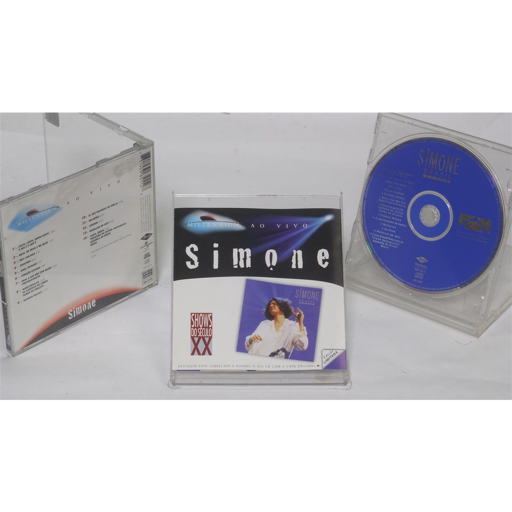 CD MPB / Simone: Ao Vivo Millennium | Shopee Brasil