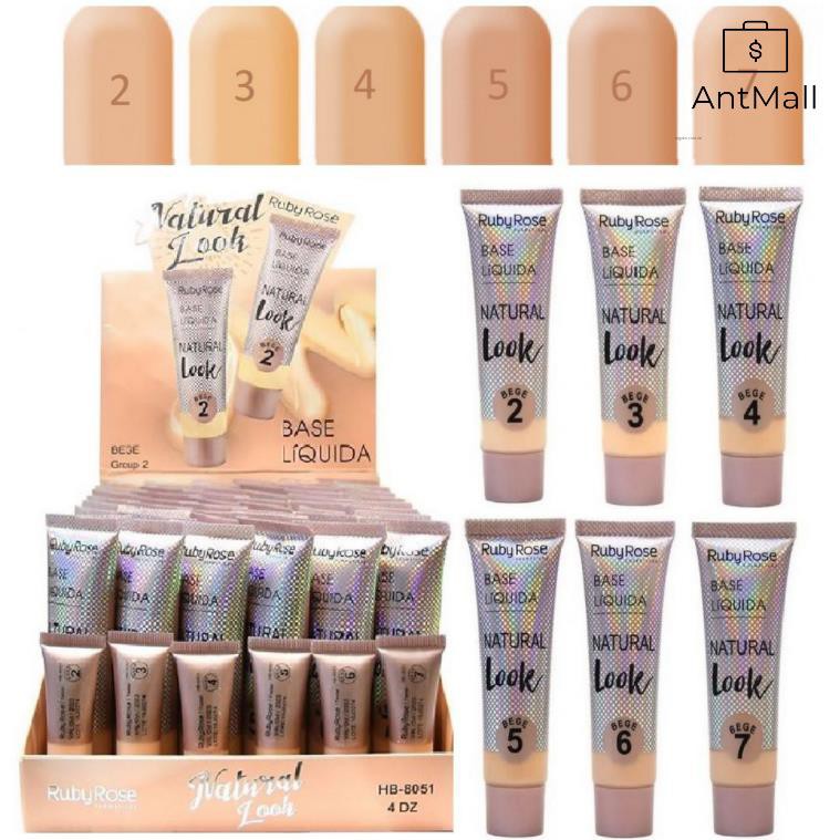 Base Ruby Rose Look Líquida Natural Bege-100%Autentico | Shopee Brasil