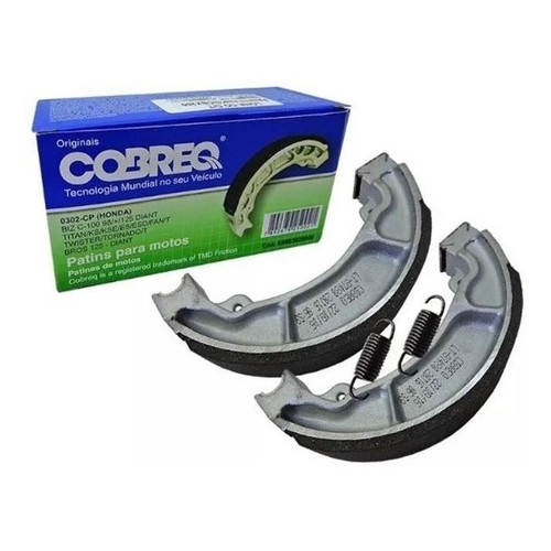 Lona Patim de Freio Traseiro Original Cobreq 0302-cpx 0,25mm Honda Cg ... Lona Patim de Freio Traseiro Original Cobreq 0302-cpx 0,25mm Honda Cg ...