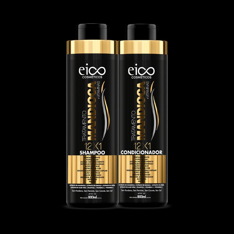 Kit Eico Mandioca 12x 1 tratamento 800ml | Shopee Brasil