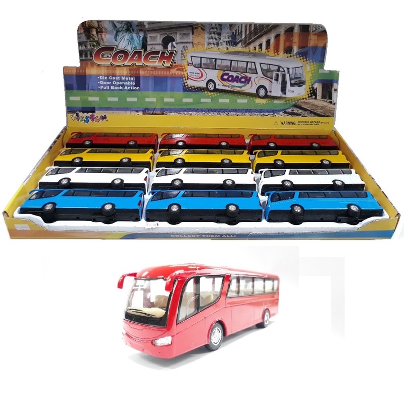 Kit 12 miniaturas Ônibus Coach | Shopee Brasil