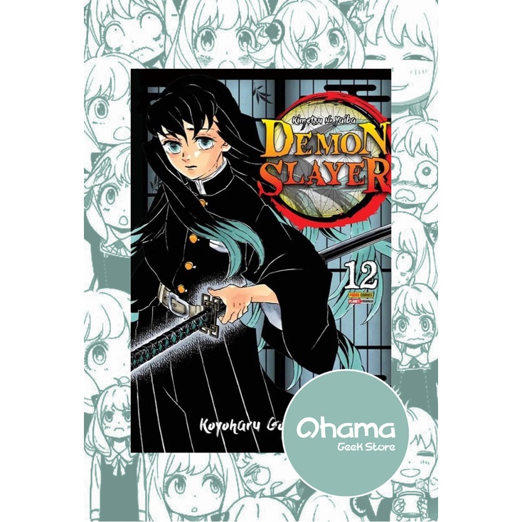 Demon Slayer (Kimetsu no Yaiba) vol. 12 - Mangá Lacrado Panini | Shopee Brasil