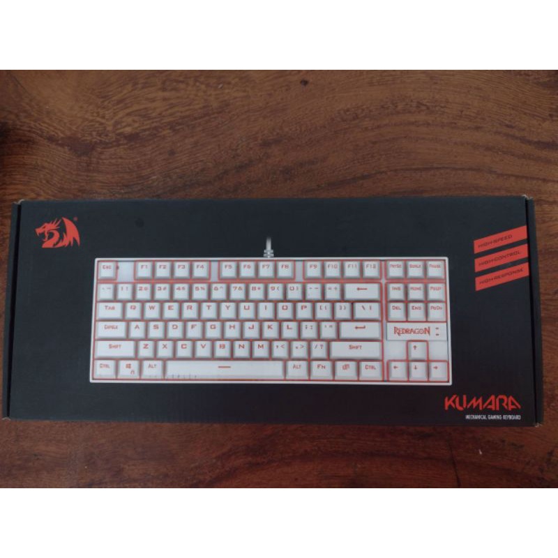 Teclado Redragon Kumara Lunar Single color | Shopee Brasil