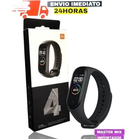 relógio Xiaomi Mi Band 4 Original Smart Watch Com Monitor De Frequência ...