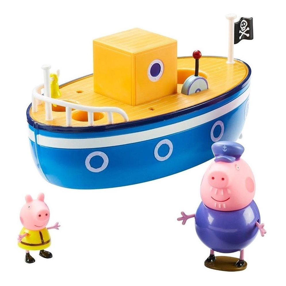 Barco Barquinho Vovo Pig -Flutua Na Agua- Peppa Pig - Sunny | Shopee Brasil