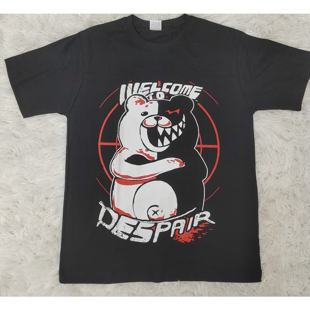 Camiseta Danganronpa Anime Monokuma Shopee Brasil