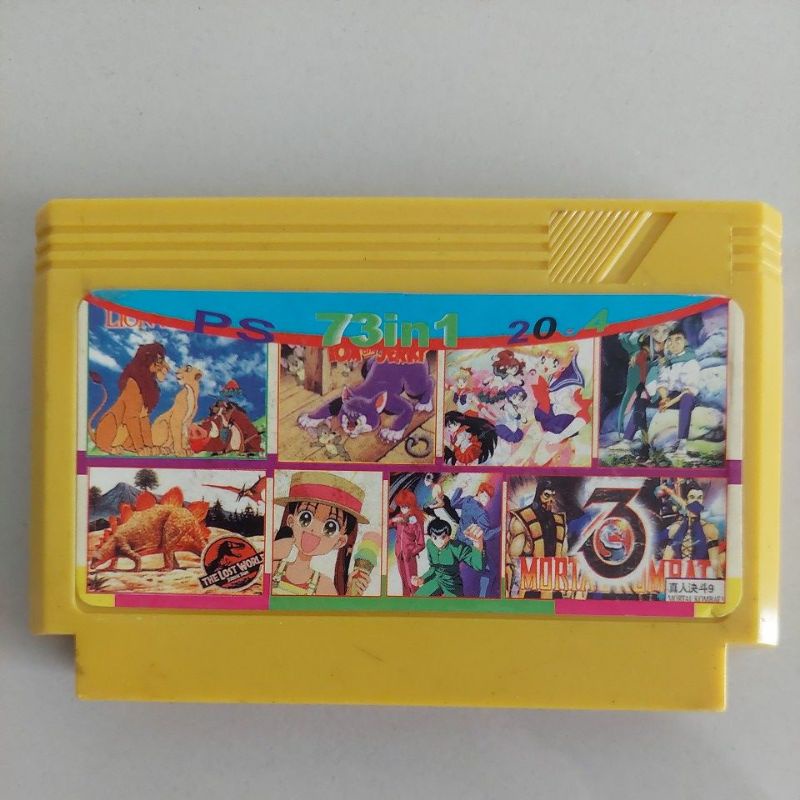 Cartucho Fita Polystation 73 IN 1. 73 jogos | Shopee Brasil