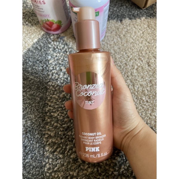 Victorias Secret Pink Bronzed Coconut Oil Radiant Bronzer | Shopee Brasil