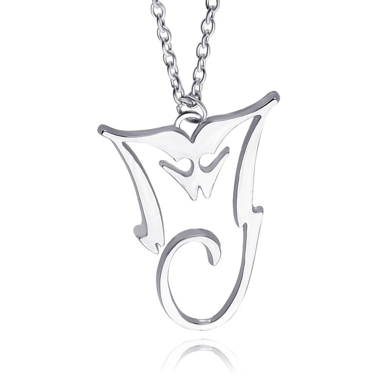 Colar Com O Logotipo Do Michael Jackson Mj Bad Logo Mai Colar | Shopee ...