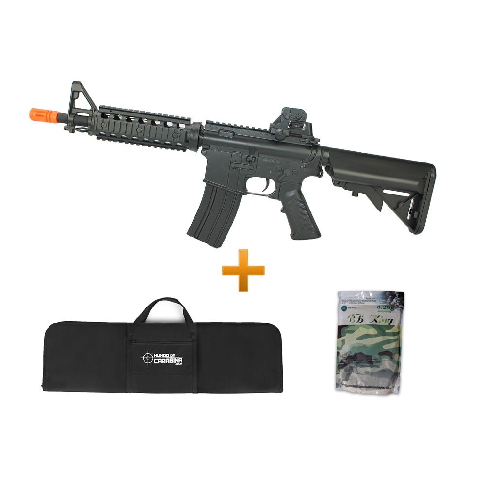 Rifle De Airsoft M4a1 Cqb Ris Cm506 Cal 6mm - Eletrico | Shopee Brasil