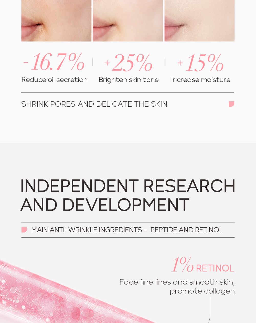 Fenyi Lab 1 % Retinol Anti-Envelhecimento Essência De Colágeno Firmador ...